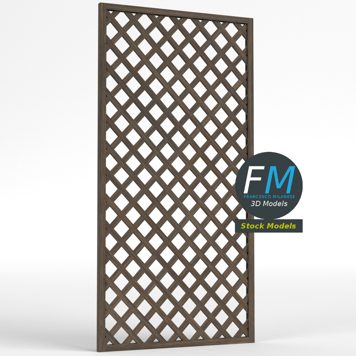 Wooden mesh panel module 2 by FrancescoMilanese85 | 3DOcean