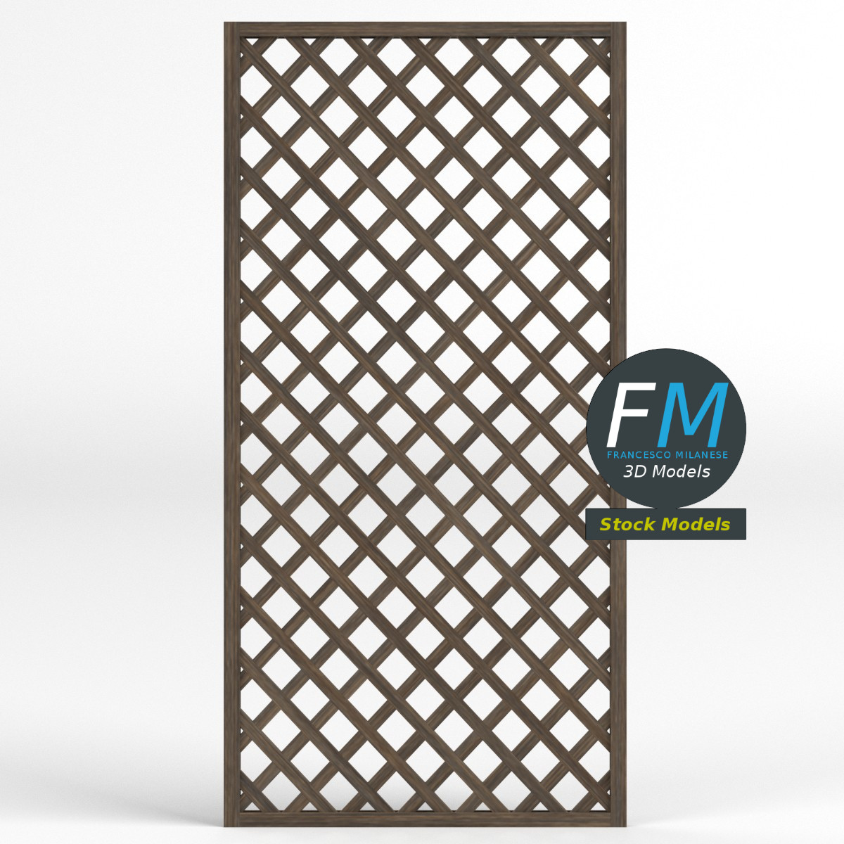 Wooden mesh panel module 2 by FrancescoMilanese85 | 3DOcean