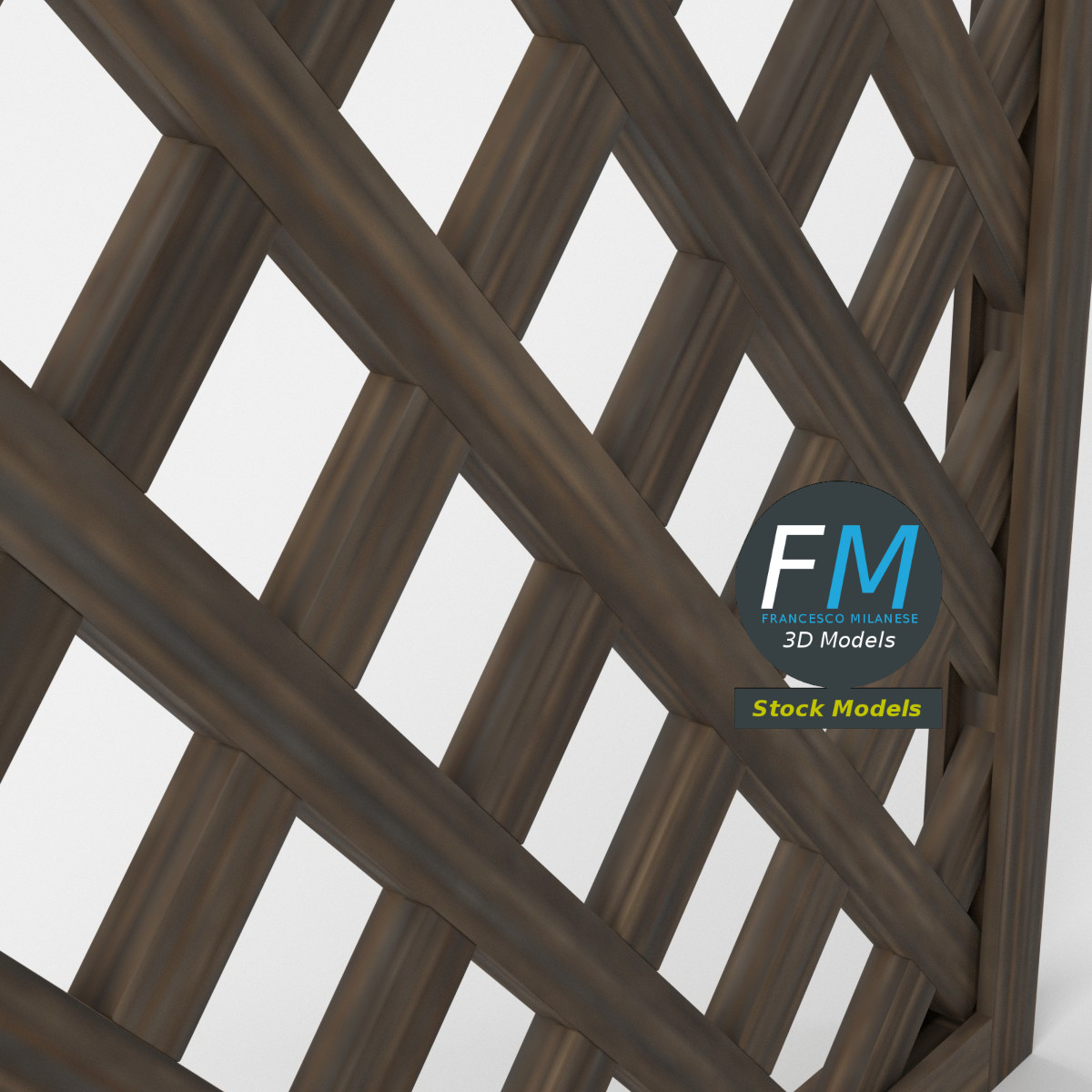 Wooden mesh panel module 2 by FrancescoMilanese85 | 3DOcean