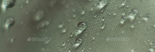 waterproof fabric with waterdrops. non woven fabric water texture ...