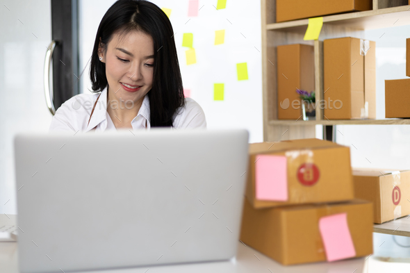 Small Business Ideas and Shipping Arrangements. Stock Photo by wasant1