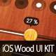iOS Wood UI Kit, Web Elements | GraphicRiver
