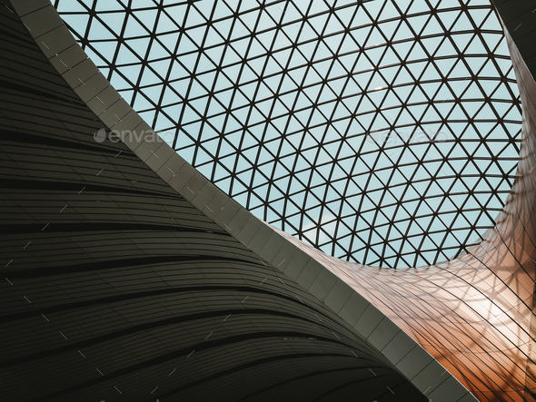 Modern architectural structure with contemporary design Stock Photo by ...