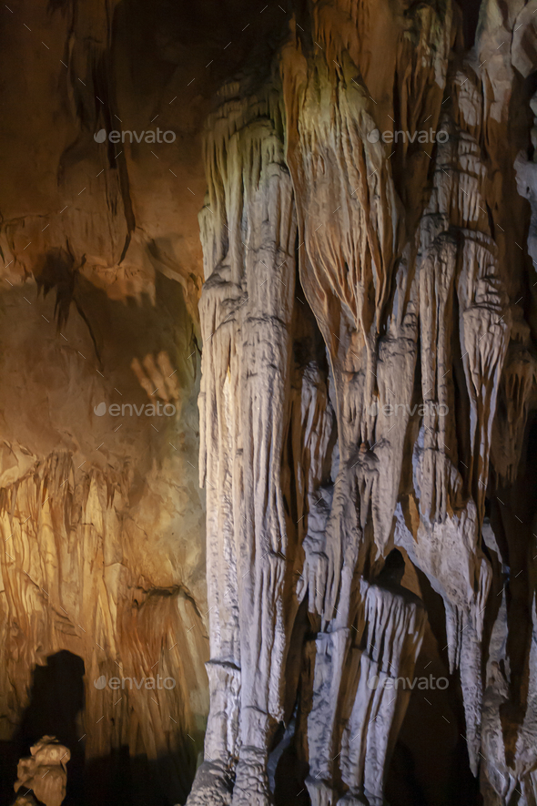 Cerovac caves, famous natural phenomena in Velebit nature park, Croatia ...