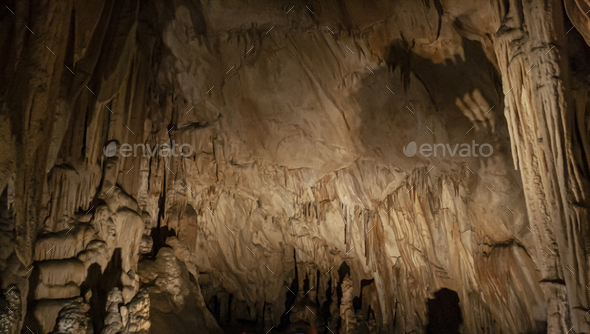 Cerovac caves, famous natural phenomena in Velebit nature park, Croatia ...