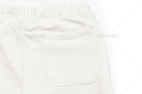Cotton fabric texture of a white sweatpants Stock Photo by BLACKDAY