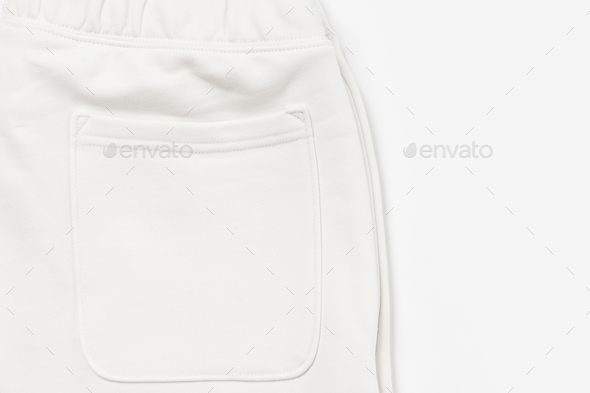 Cotton fabric texture of a white sweatpants Stock Photo by BLACKDAY