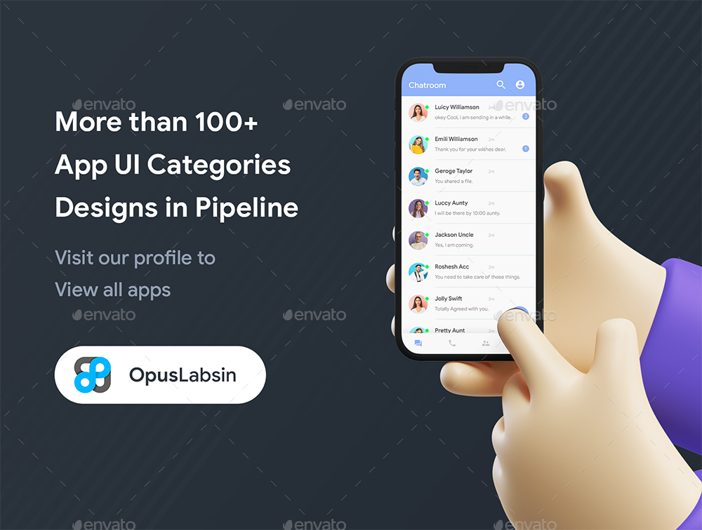 Chat App UI Kit with Audio and Video Features| Media Sharing and ...