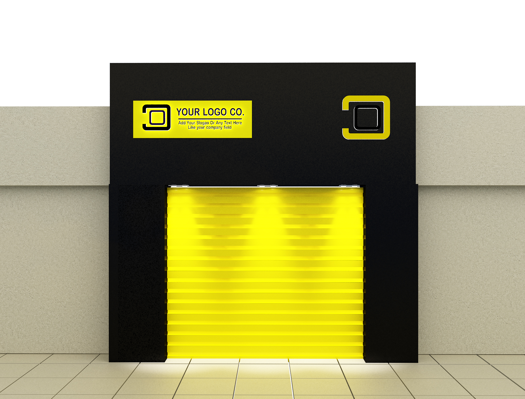 Car service entrance logo sign a607a by yahiazakreaa | 3DOcean