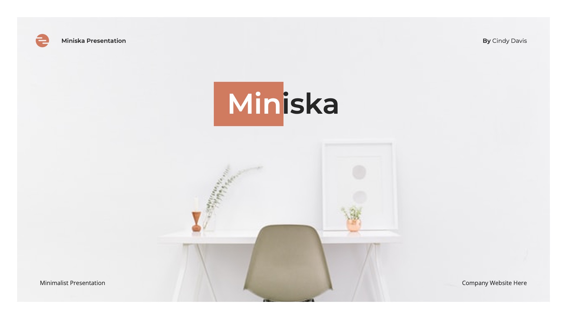 Miniska - Clean and Minimalist Keynote Template, Presentation Templates