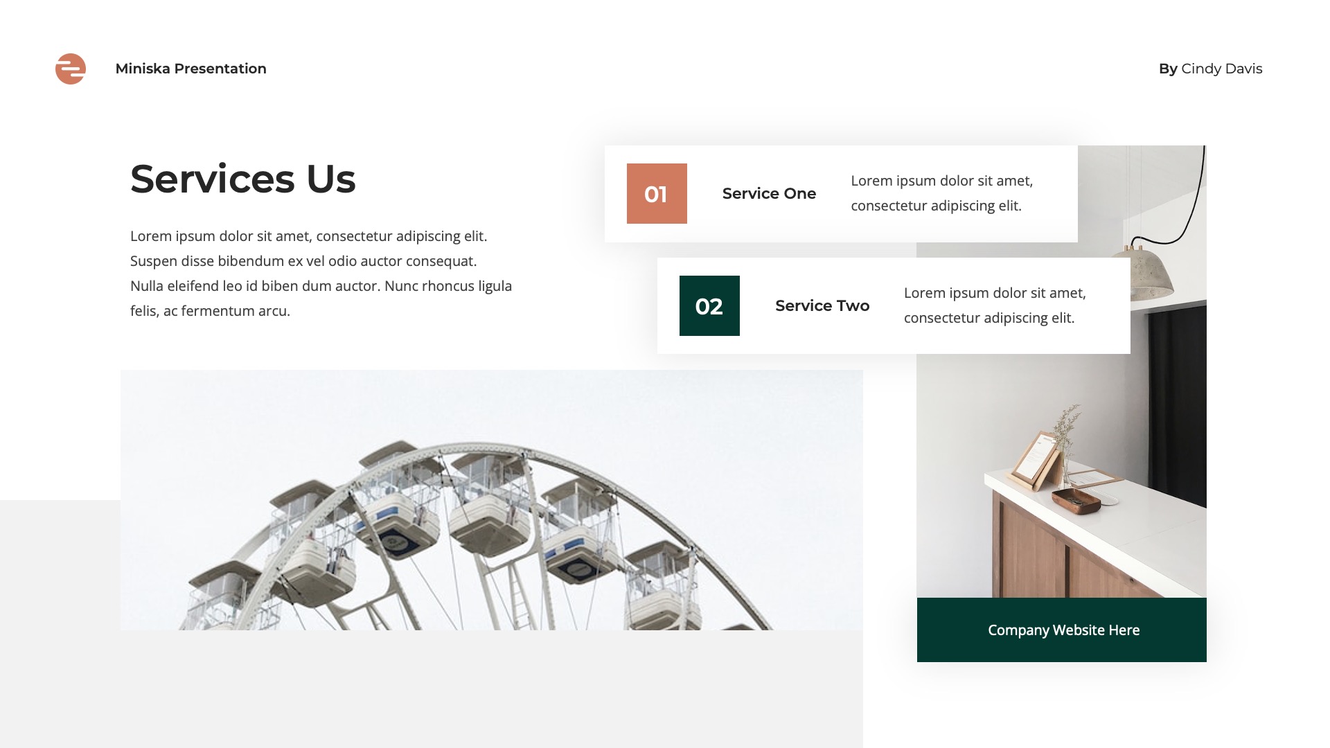 Miniska - Clean and Minimalist Keynote Template, Presentation Templates