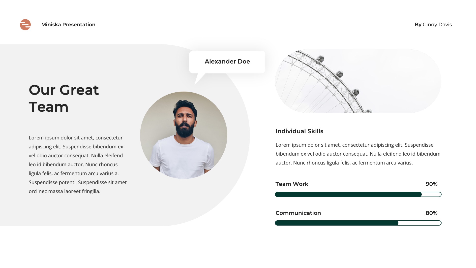 Miniska - Clean and Minimalist Keynote Template, Presentation Templates