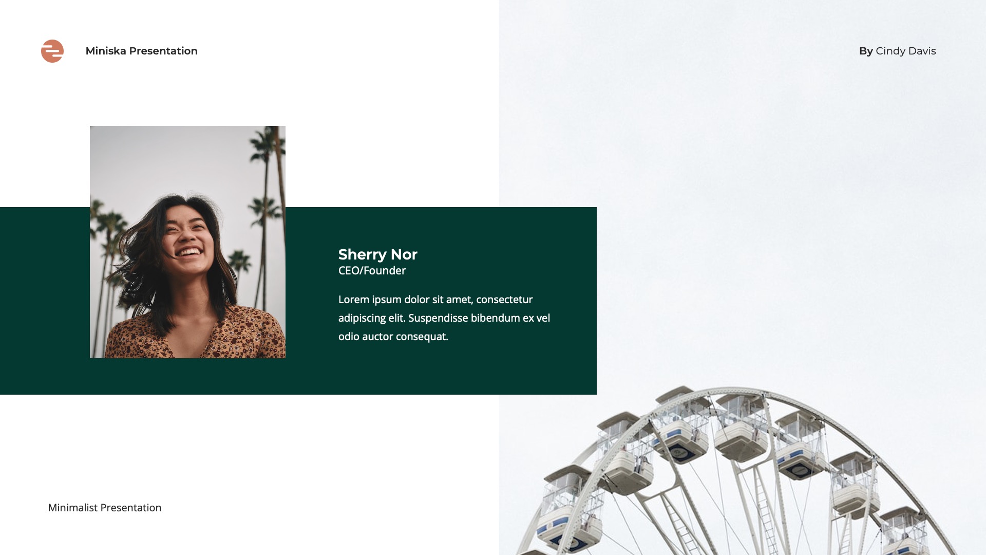 Miniska - Clean and Minimalist Keynote Template, Presentation Templates