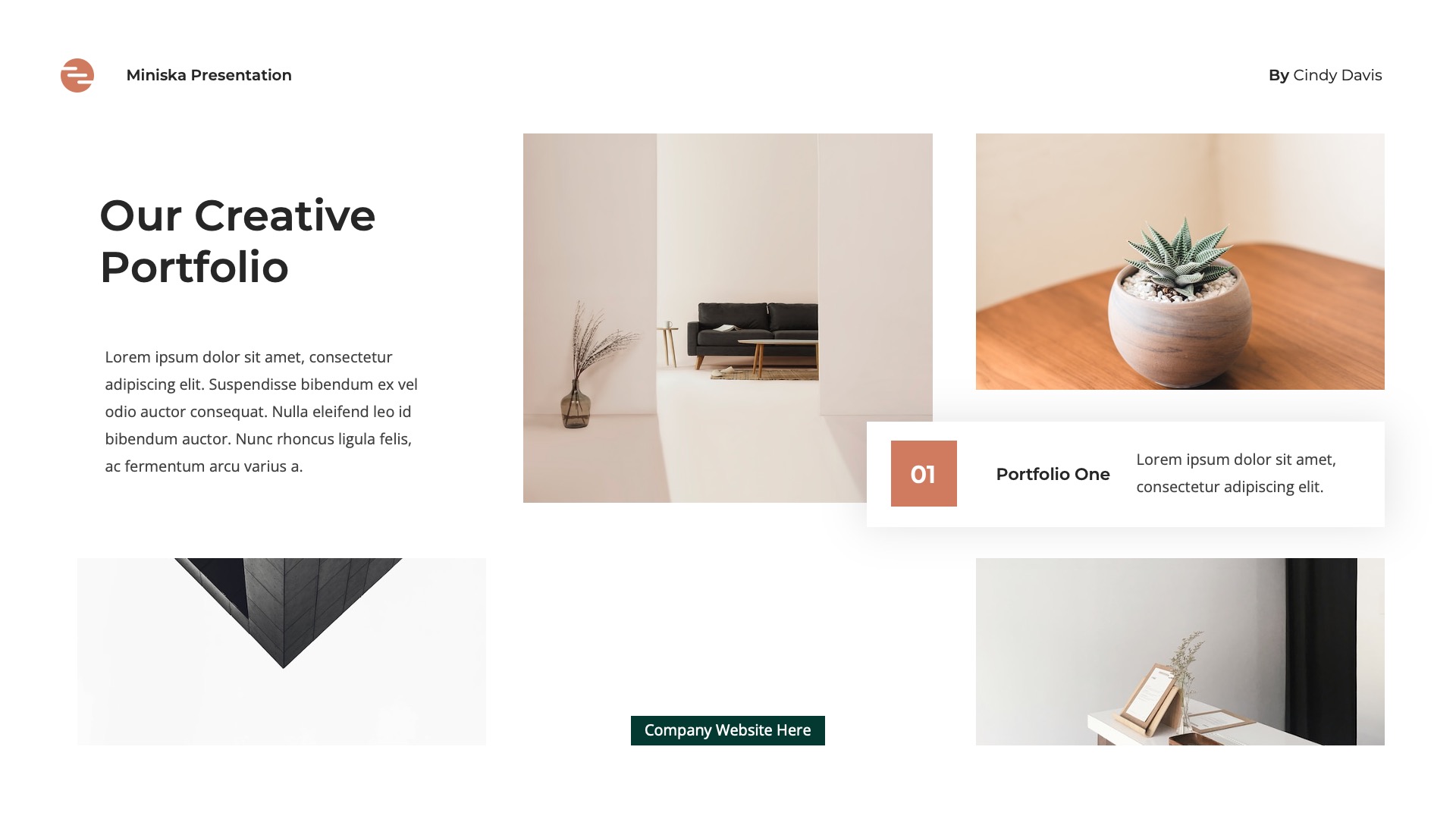 Miniska - Clean and Minimalist Keynote Template, Presentation Templates