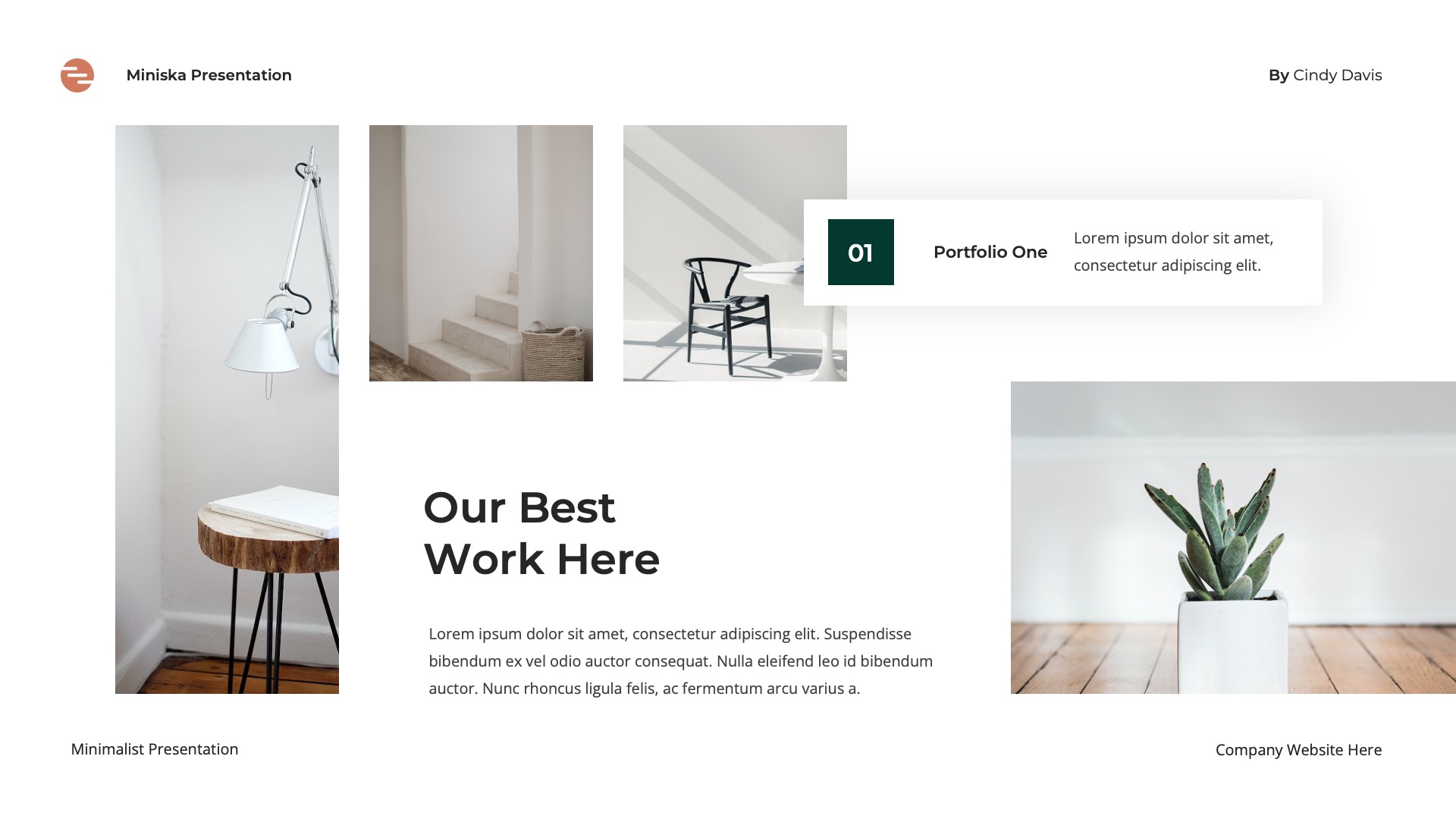 Miniska - Clean and Minimalist Keynote Template, Presentation Templates