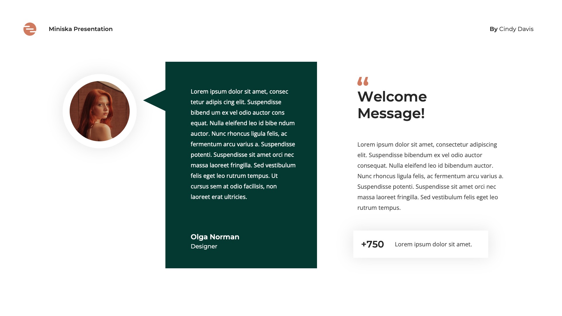 Miniska - Clean and Minimalist Keynote Template, Presentation Templates