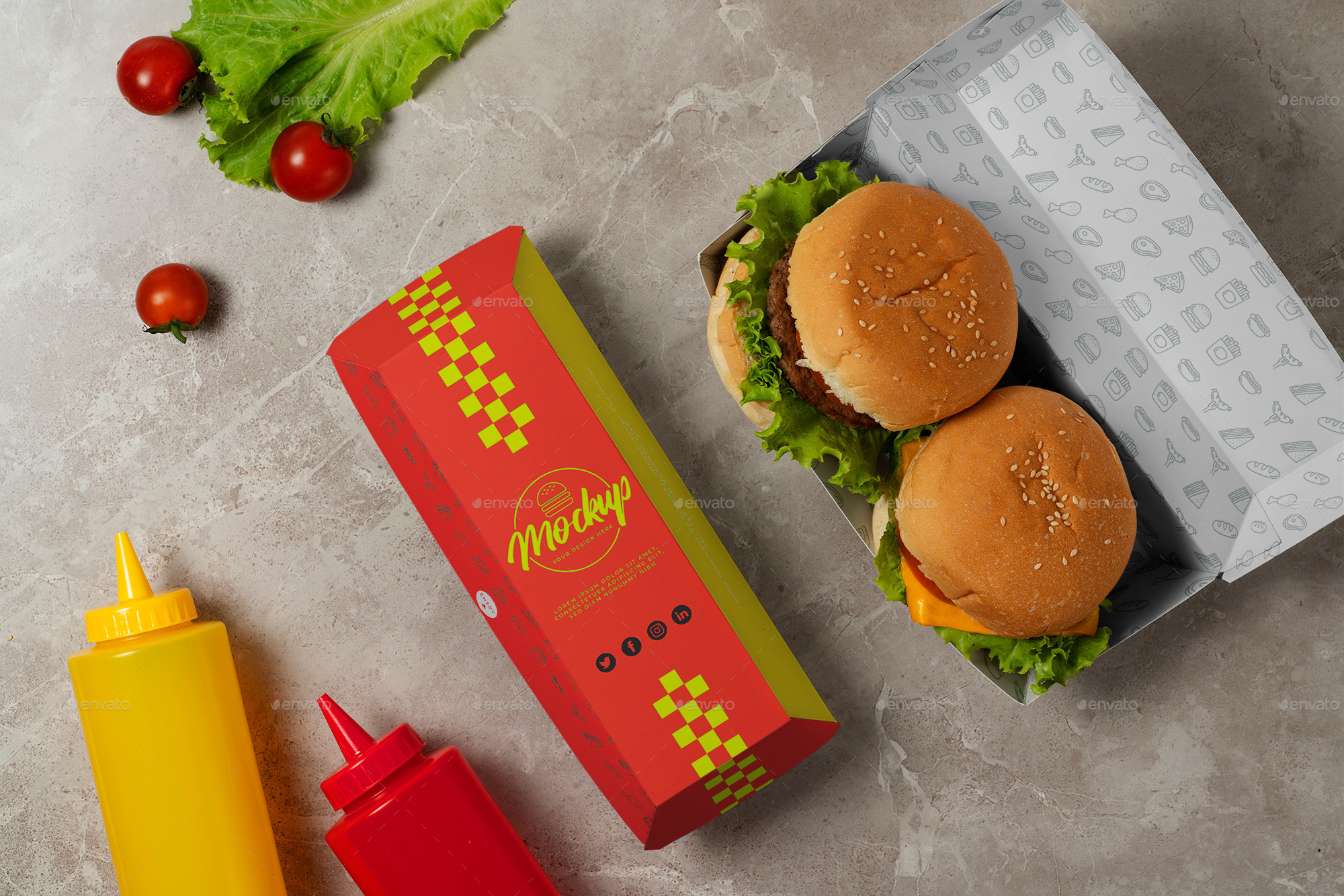 Fast Food / Restaurants Mockup, Graphics | GraphicRiver