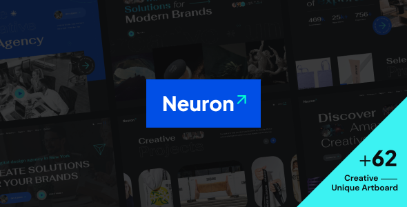 Neuron – Creative Digital Agency Figma Template by alithemes | ThemeForest
