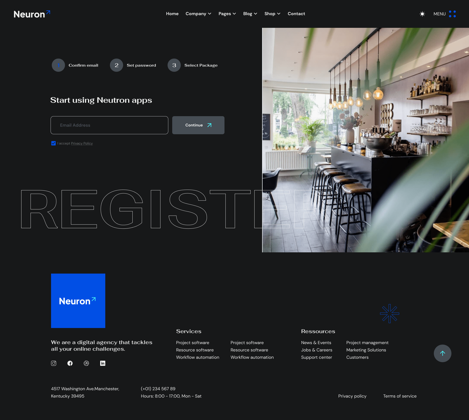 Neuron – Creative Digital Agency Figma Template by alithemes | ThemeForest