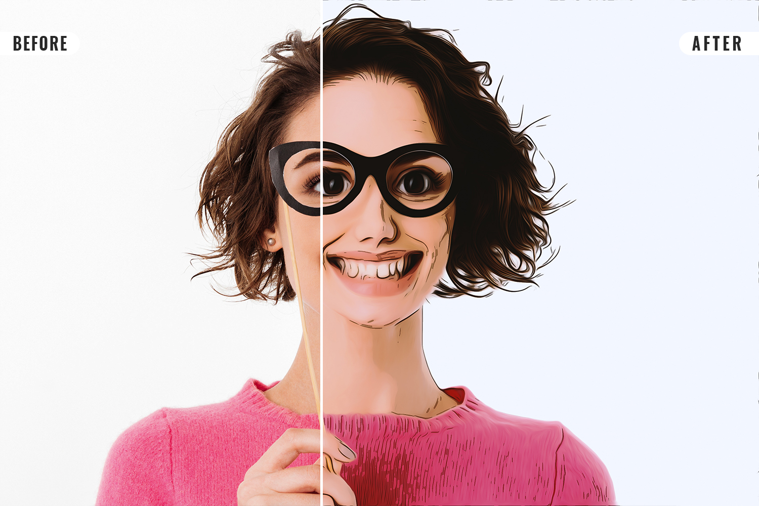 Cartoon Character Photo Effect, Add-ons | GraphicRiver