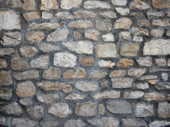 old stone brick wall Stock Photo by Angela_Sikiric | PhotoDune