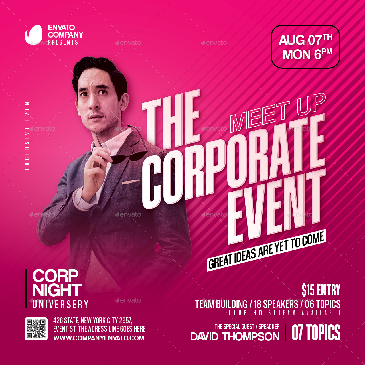 Corporate Event Flyer, Print Templates | GraphicRiver