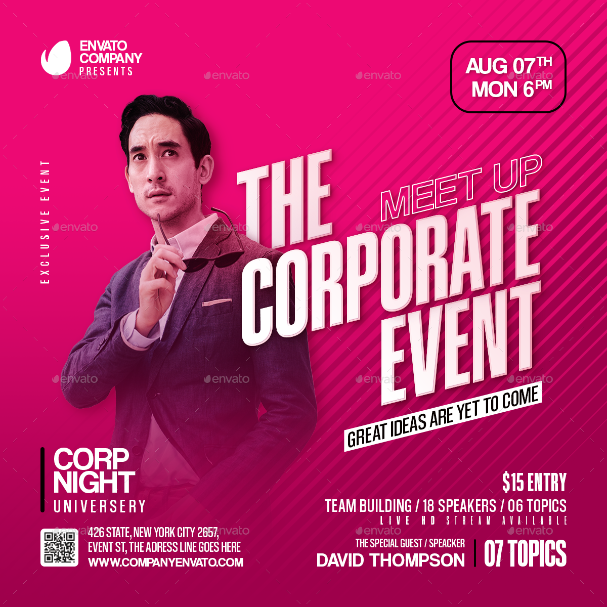 Corporate Event Flyer, Print Templates | GraphicRiver