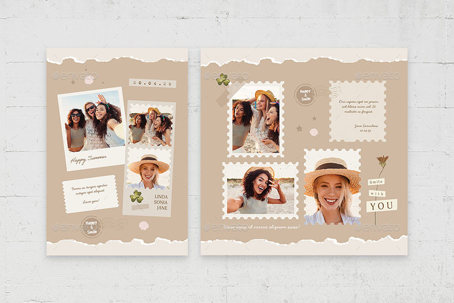 Photo Card Template Set, Print Templates | GraphicRiver