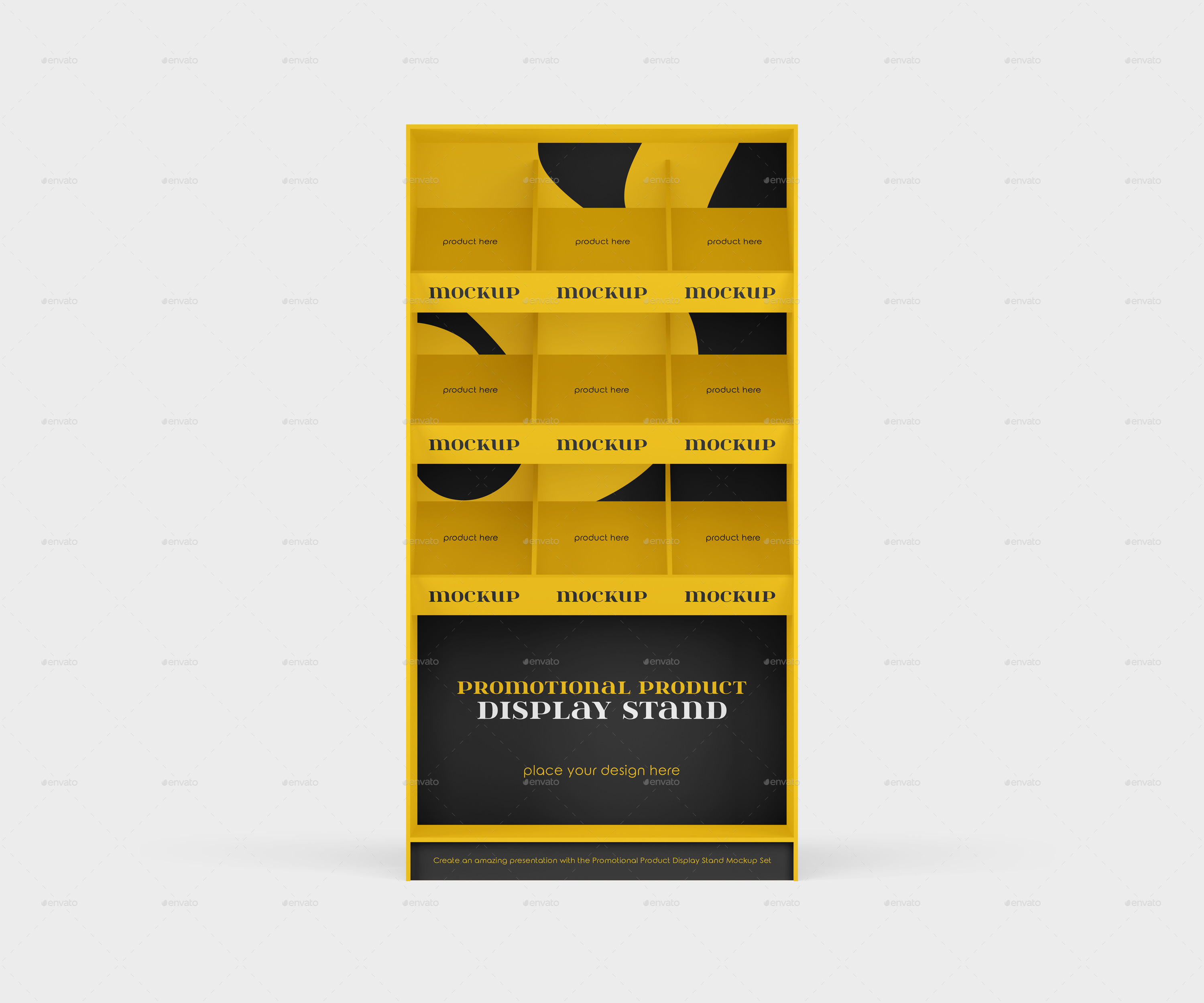 Promotional Product Display Stand Mockup Set, Graphics | GraphicRiver