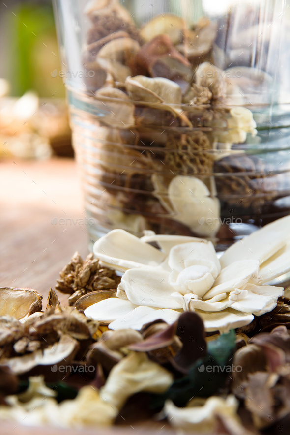 potpourri,dry flowers background texture Stock Photo by osbmxhouse