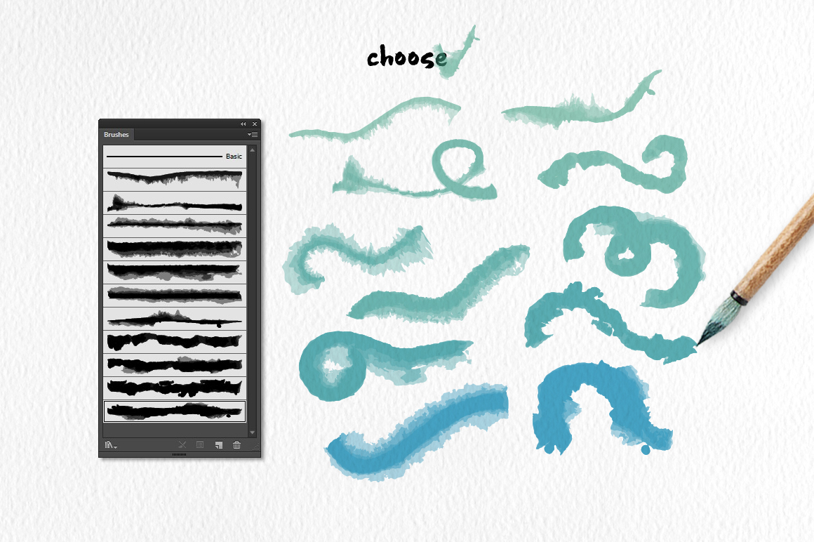 Swash Brushes for Adobe Illustrator, Add-ons | GraphicRiver