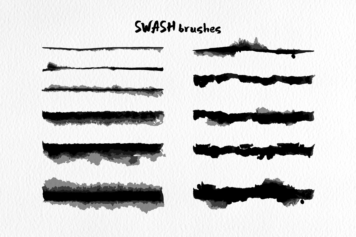Swash Brushes for Adobe Illustrator, Add-ons | GraphicRiver