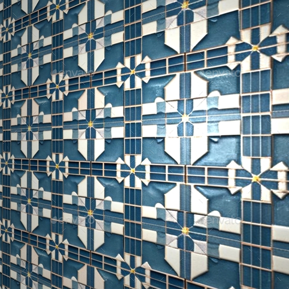 Decorative Art Deco Tiles Seamless Texture by Lucky_Fingers | 3DOcean