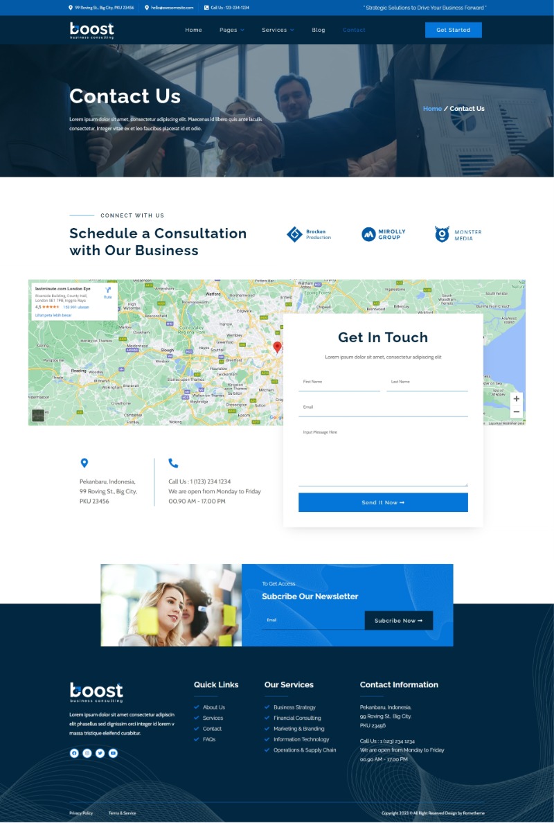 Boost - Business Consulting Elementor Template Kit by Rometheme ...