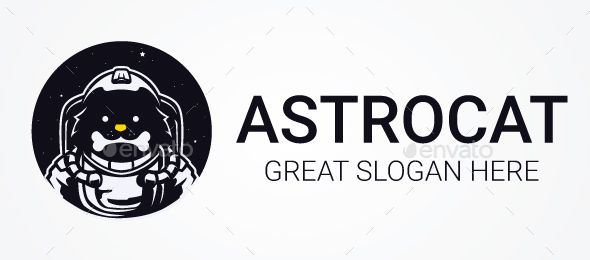 Astro Cat Logo, Logo Templates | GraphicRiver