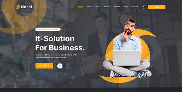 Nosei - IT Solutions & Services Theme by Bravis-Themes | ThemeForest