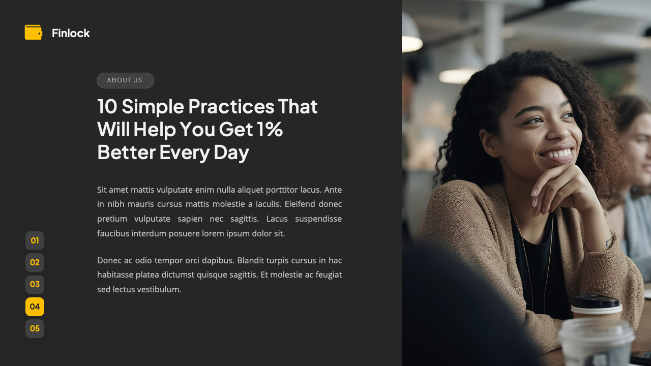 Finlock - Financial Investment PowerPoint Template, Presentation Templates