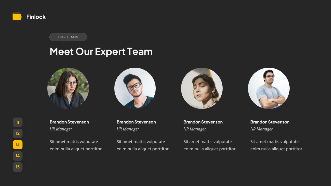 Finlock - Financial Investment PowerPoint Template, Presentation Templates