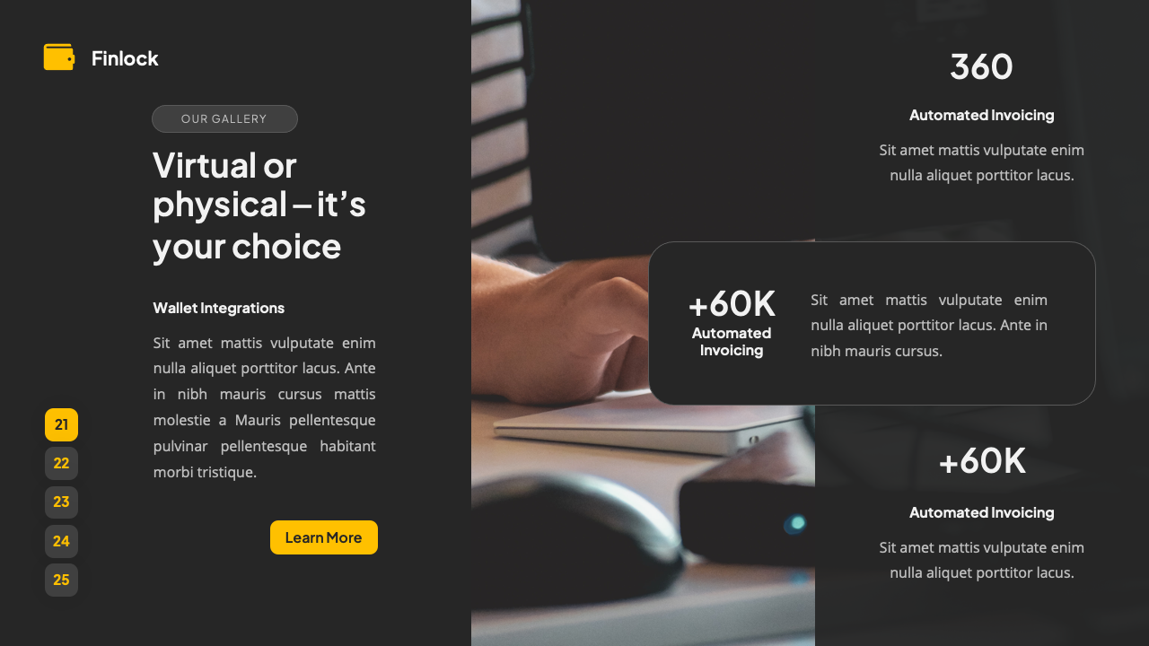 Finlock - Financial Investment PowerPoint Template, Presentation Templates