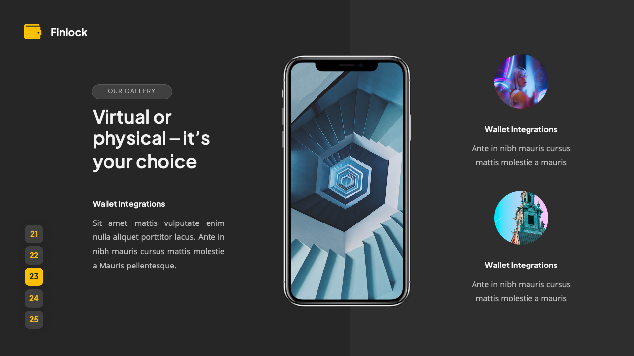 Finlock - Financial Investment PowerPoint Template, Presentation Templates