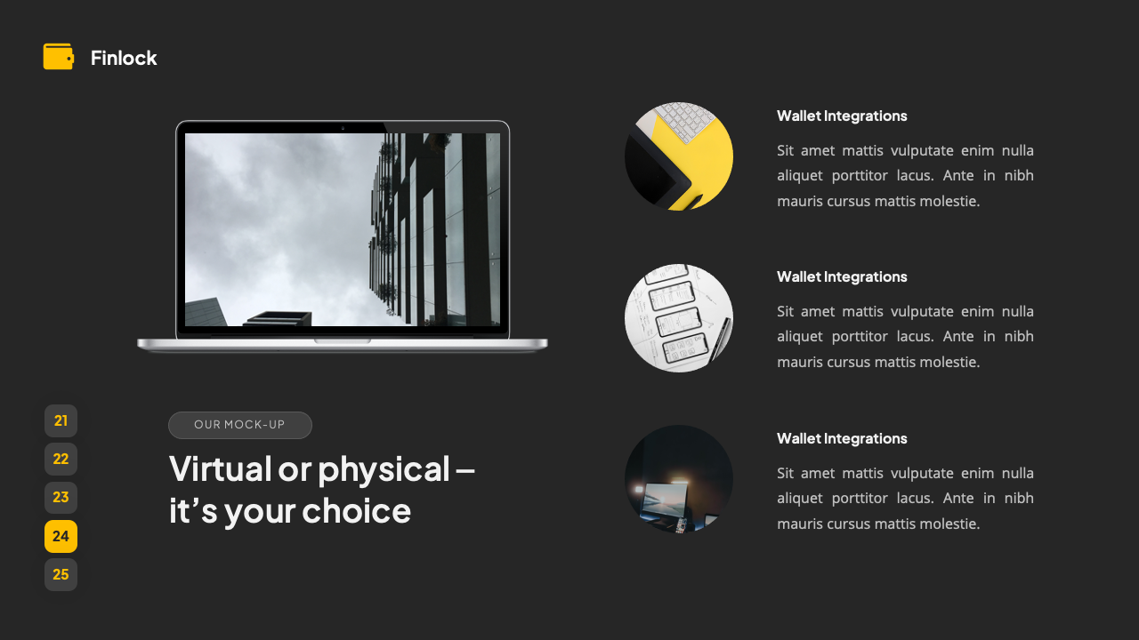 Finlock - Financial Investment PowerPoint Template, Presentation Templates