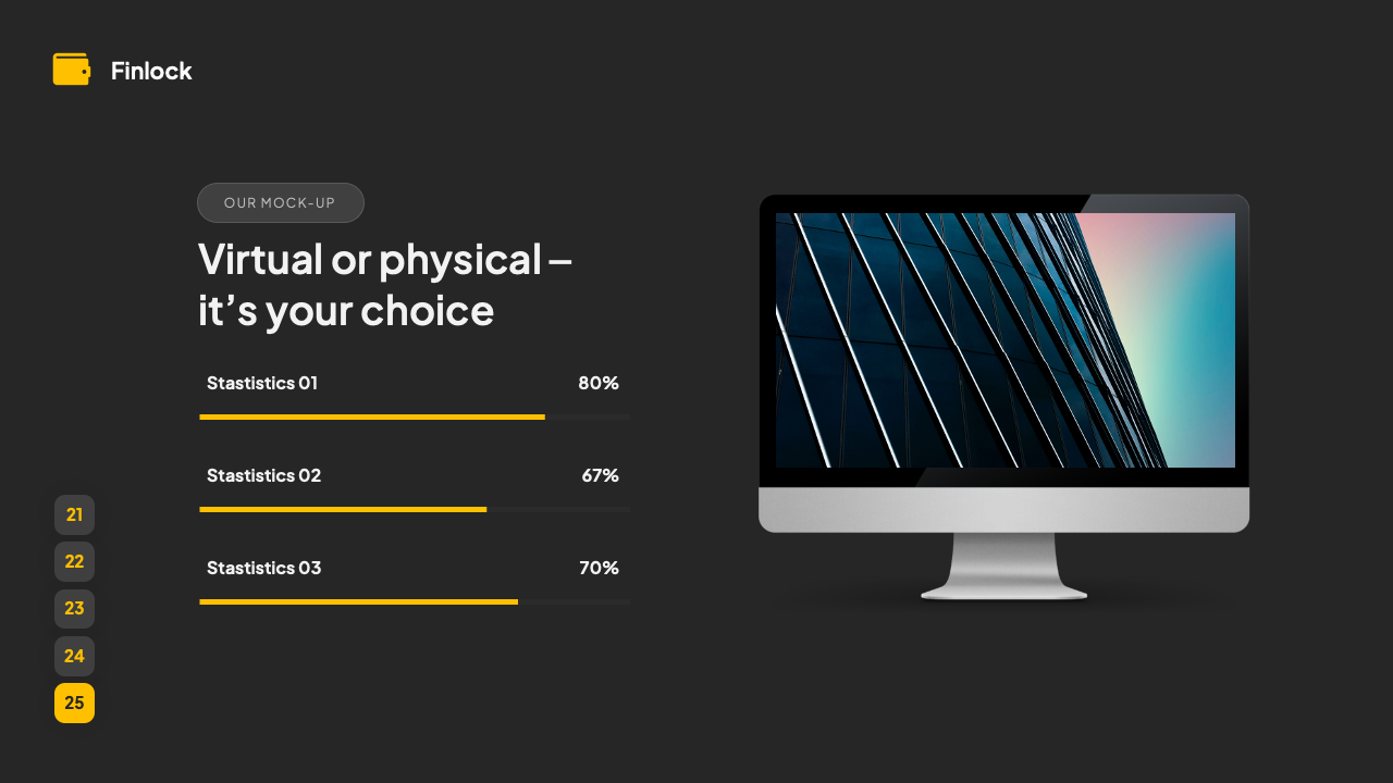 Finlock - Financial Investment PowerPoint Template, Presentation Templates