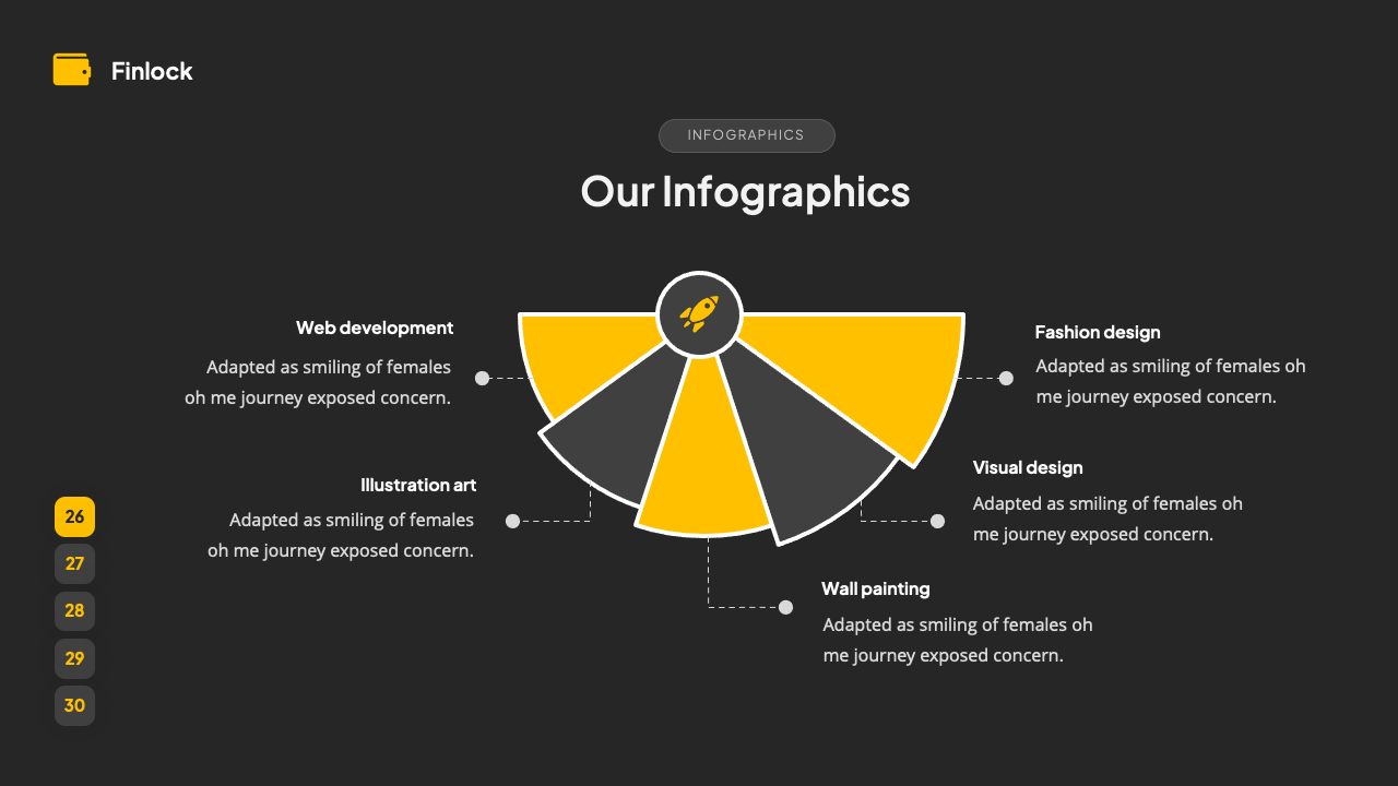 Finlock - Financial Investment PowerPoint Template, Presentation Templates