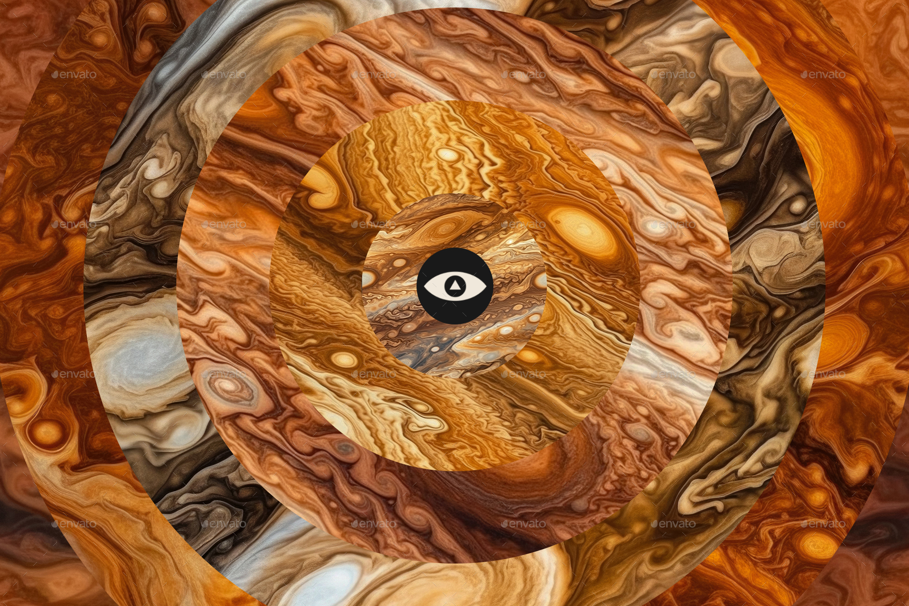 Seamless Jupiter Surface Texture Pack, Graphics | GraphicRiver