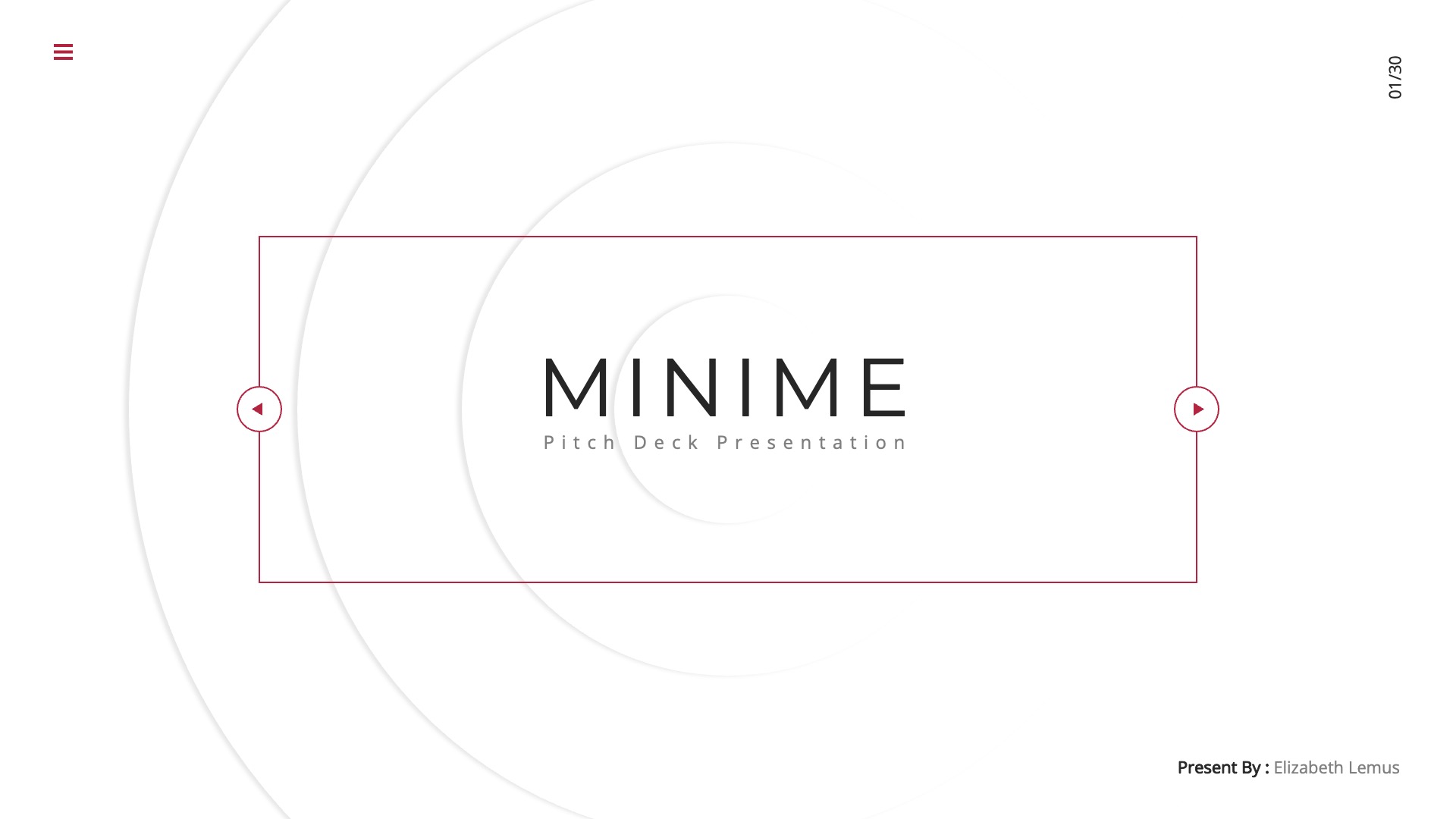 Minime - Pitch Deck Powerpoint Template, Presentation Templates ...