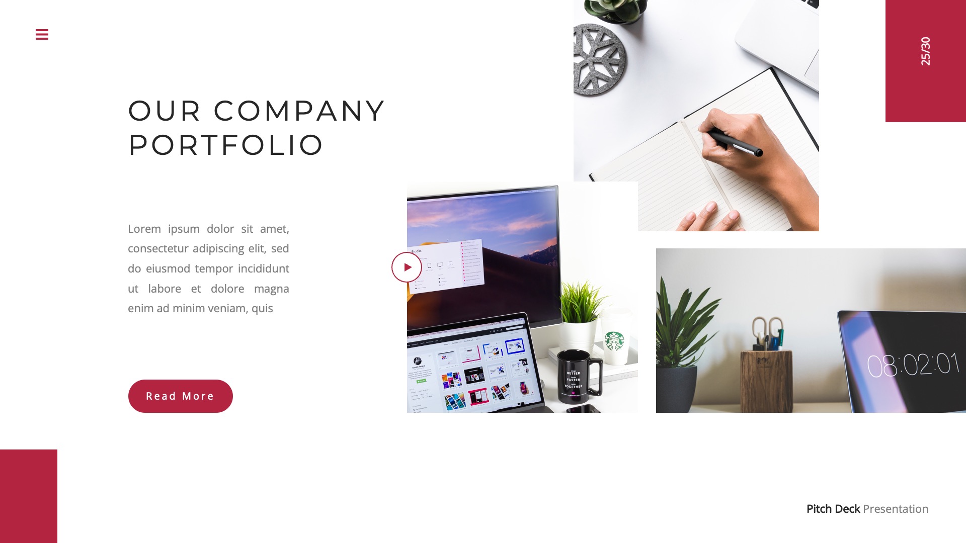 Minime - Pitch Deck Powerpoint Template, Presentation Templates ...