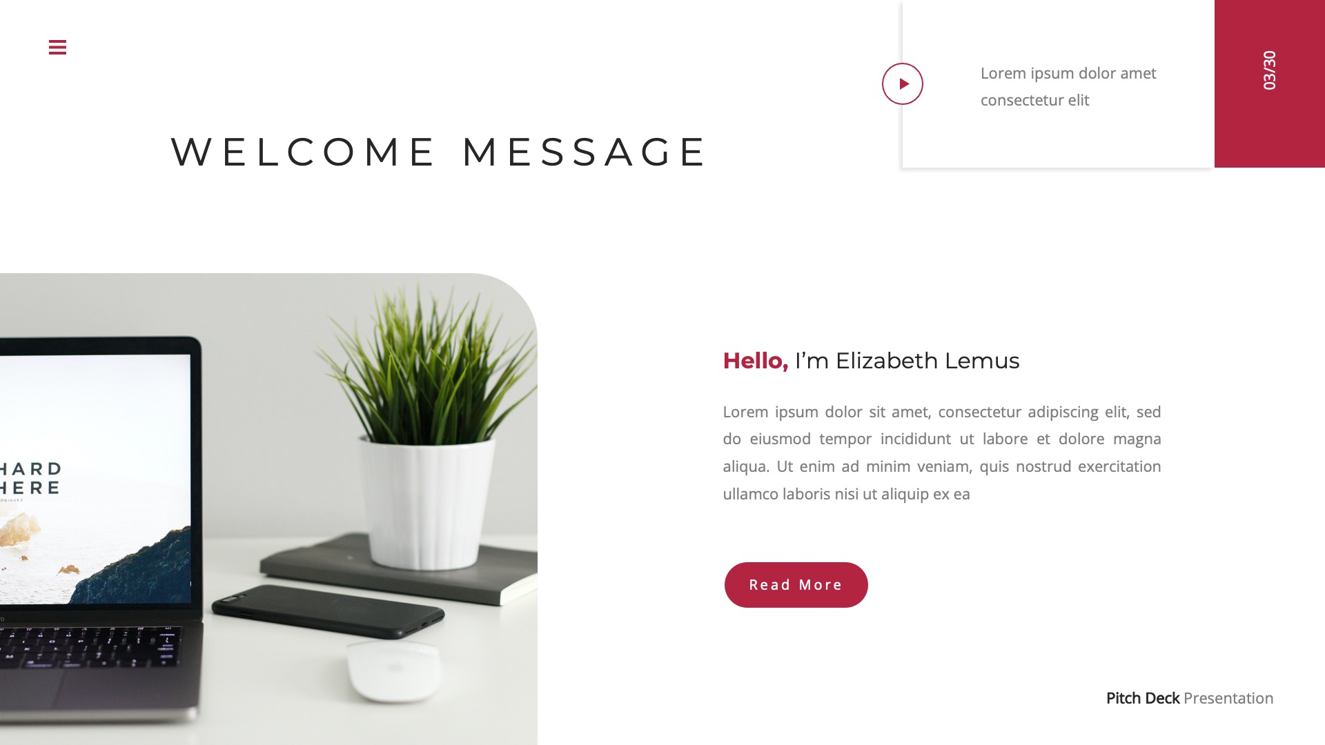 Minime - Pitch Deck Powerpoint Template, Presentation Templates ...