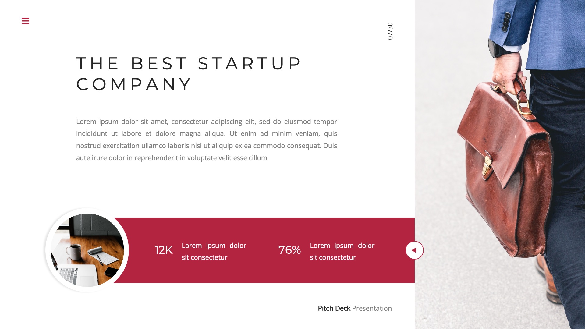 Minime - Pitch Deck Powerpoint Template, Presentation Templates ...