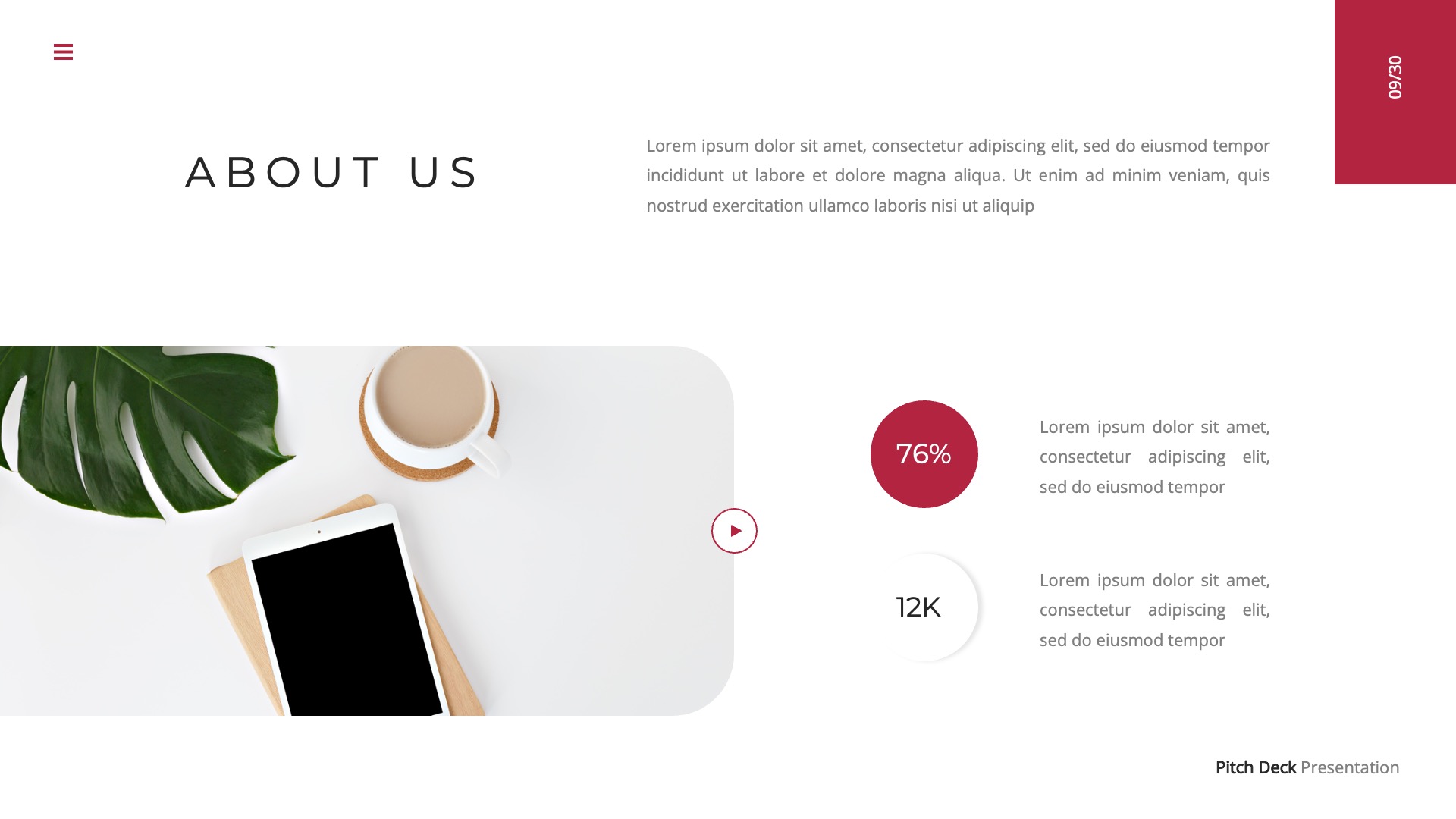 Minime - Pitch Deck Powerpoint Template, Presentation Templates ...