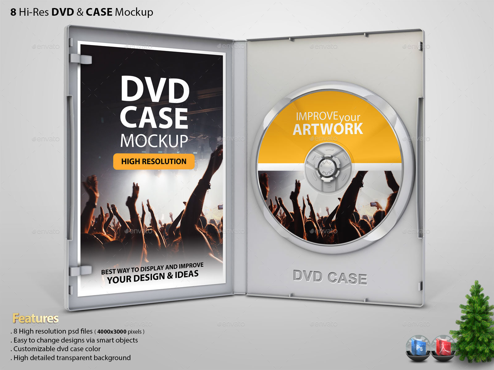 CD and DVD Case Mockup, Graphics | GraphicRiver